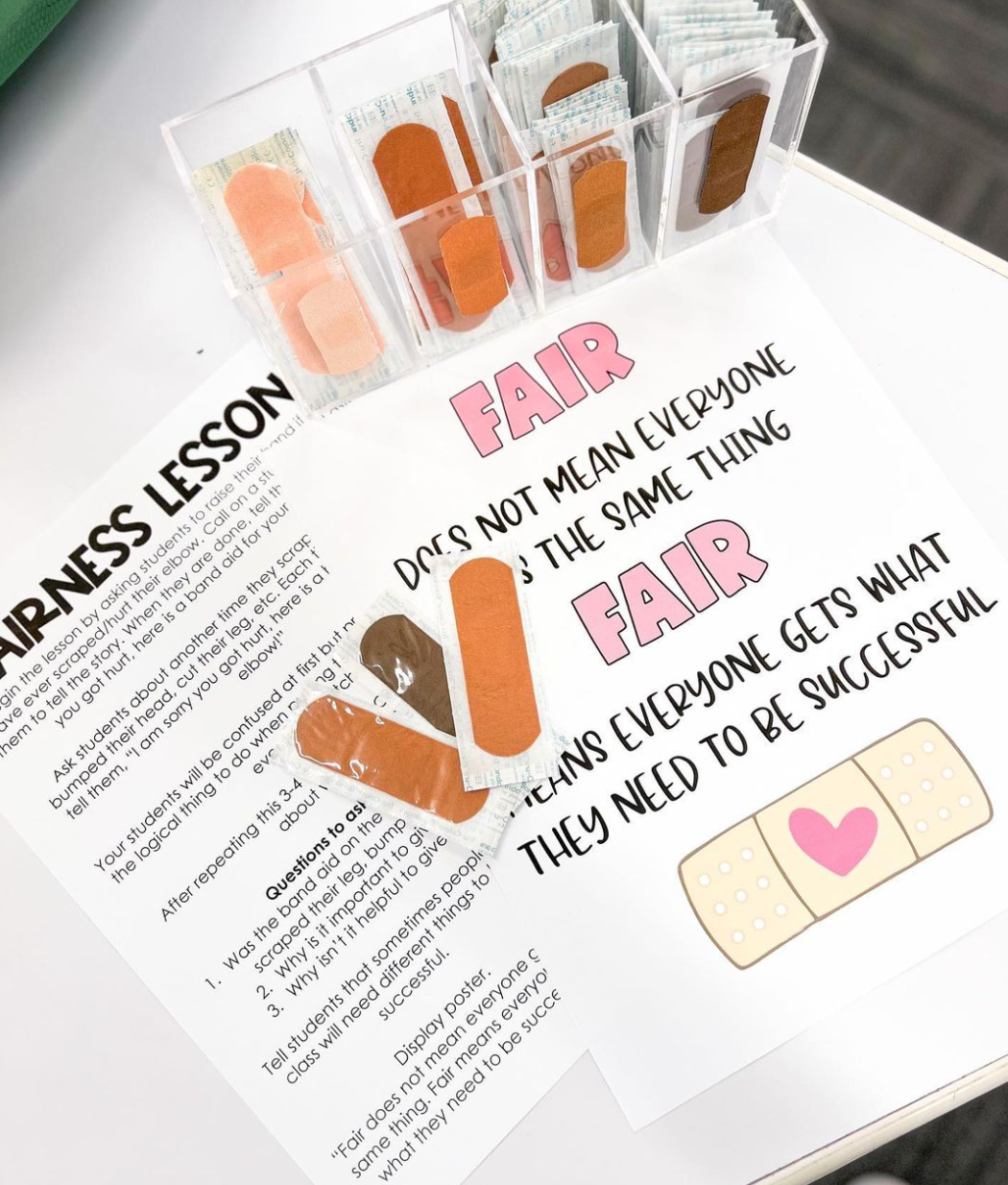 Back to School Activities | FREEBIE | Bandaid Equity Lesson ...