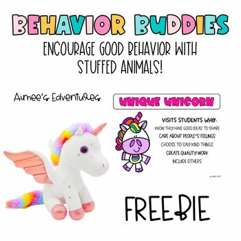 PBIS Pals | Behavior Buddies FREEBIE – AimeesEdventuresLLC