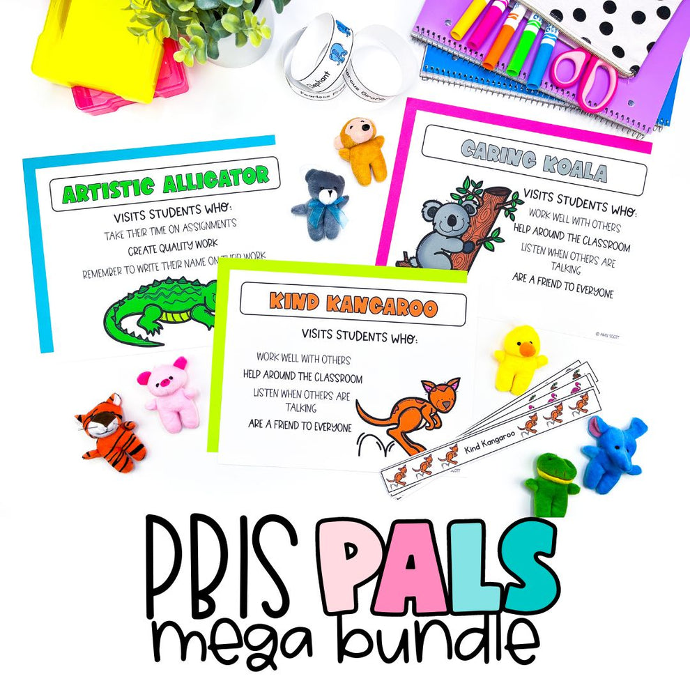 PBIS Pals | MEGA BUNDLE | Classroom Decor Behavior Management System ...