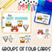Small Group of 4 | Group Food Partner Pairing Cards | Classroom Manage ...