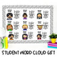 Editable Student Word Cloud | End of Year Teacher Goodbye Gift ...