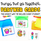 Things That Go Together Partner Pairing Cards | Classroom Management ...