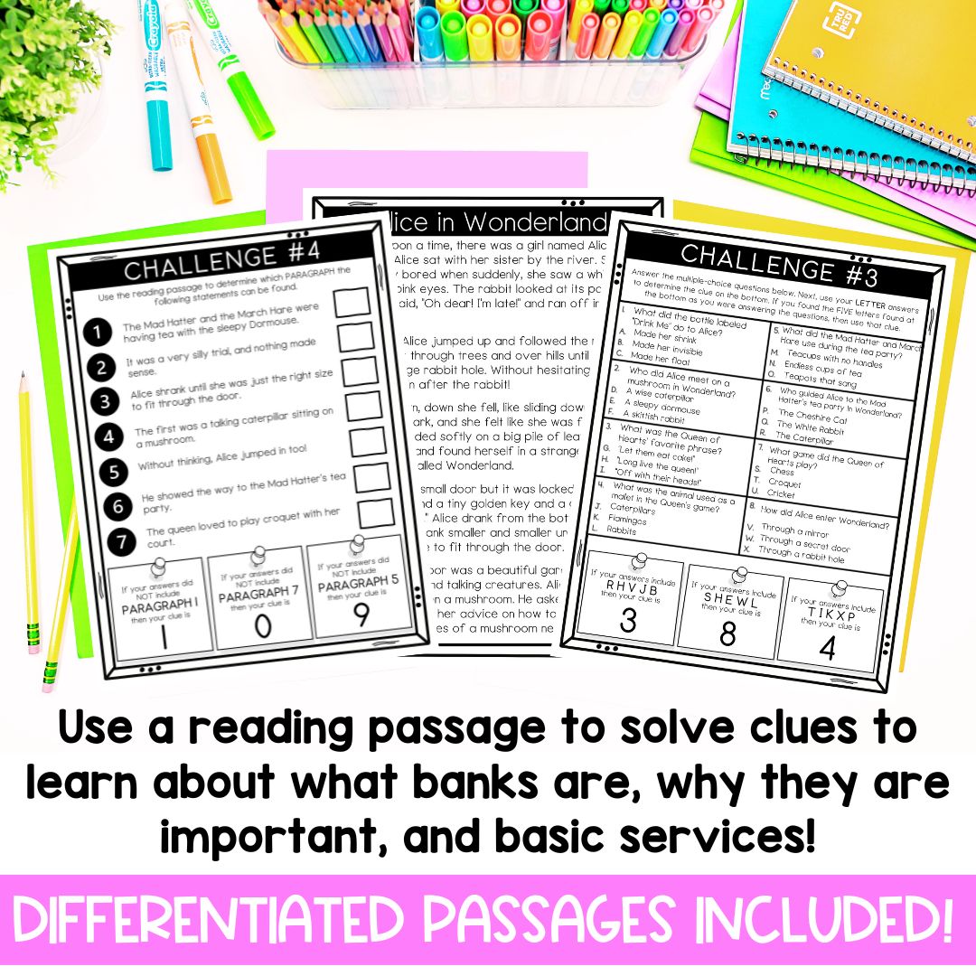 Alice in Wonderland | Reading Comprehension Game | Classroom Transform ...