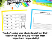 Chairs on Strike | Persuasive Writing Graphic Organizer ...