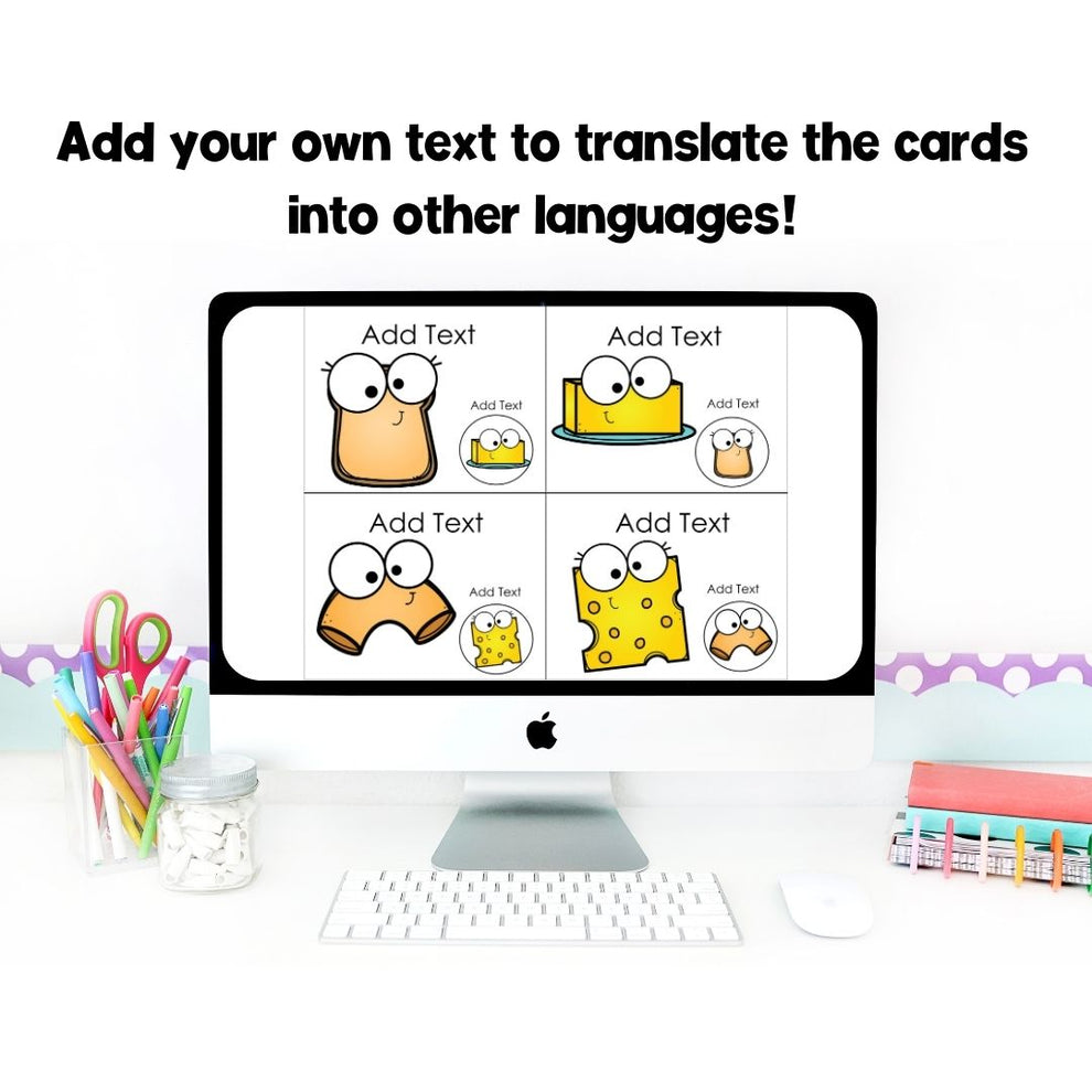 EDITABLE Food Partner Pairing Cards | Classroom Management ...