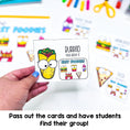 Small Group of 6 | Group Fruit and Veggie Partner Pairing Cards | Mana ...