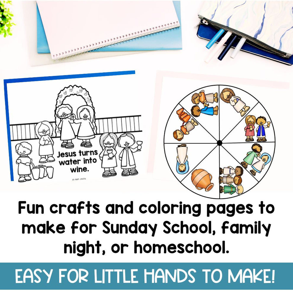Sunday School Lessons | Bible Study for Kids | Jesus Turns Water to Wi ...
