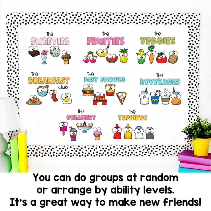 Small Group 2-6 Students BUNDLE | Partner Pairing Cards | Classroom Ma ...
