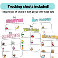 Small Group of 6 | Group Fruit and Veggie Partner Pairing Cards | Mana ...