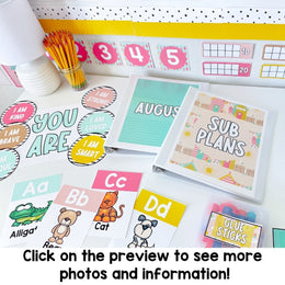 Beach Theme Classroom Decor Bundle | Editable Classroom Transformation ...
