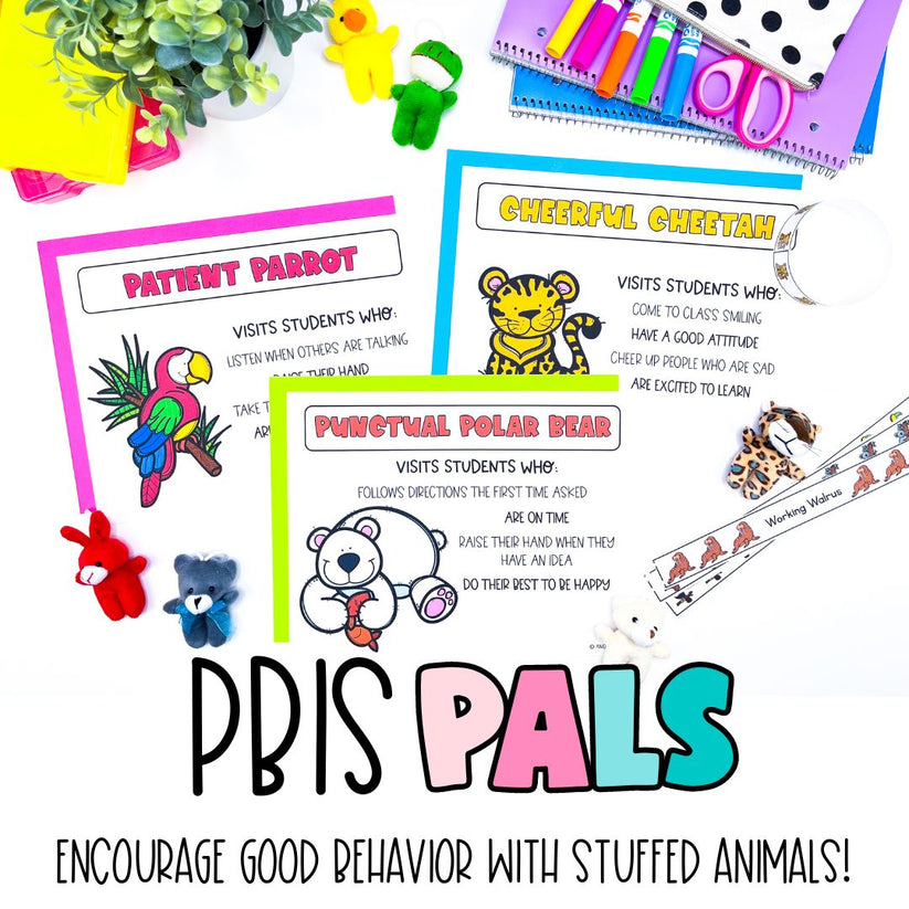 PBIS Pals | Classroom Decor Behavior Management System | Zoo Animals T ...