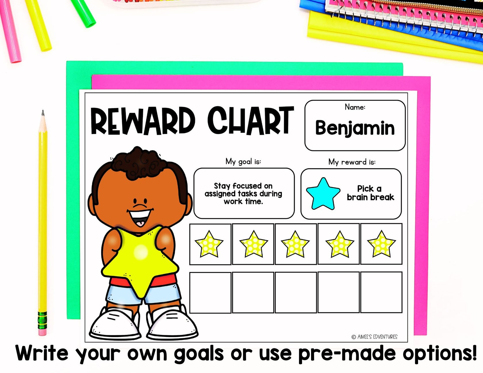 reward charts printable | classroom management | goal setting sheets s ...