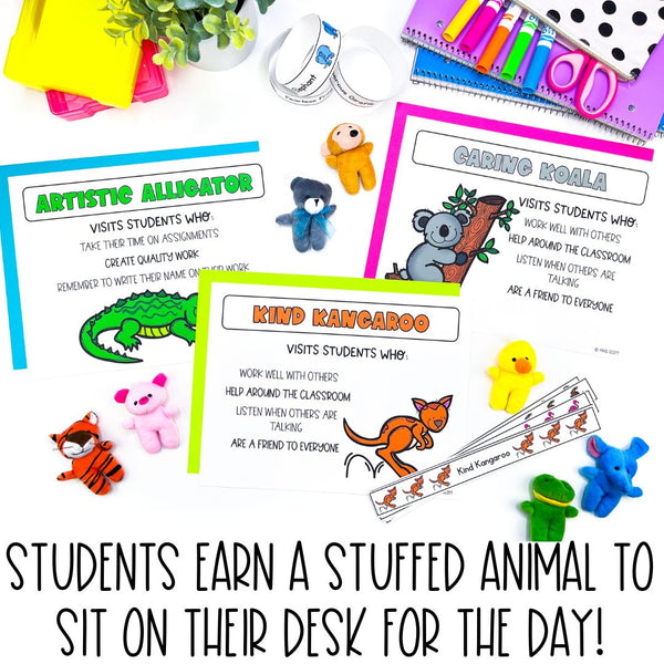 PBIS Pals | Classroom Decor Behavior Management System | Zoo Animals T ...