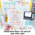 Beach Theme Classroom Decor Bundle | Editable Classroom Transformation ...
