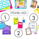 Visual Supply Cards - Things You Will Need | Direction Display Signs ...