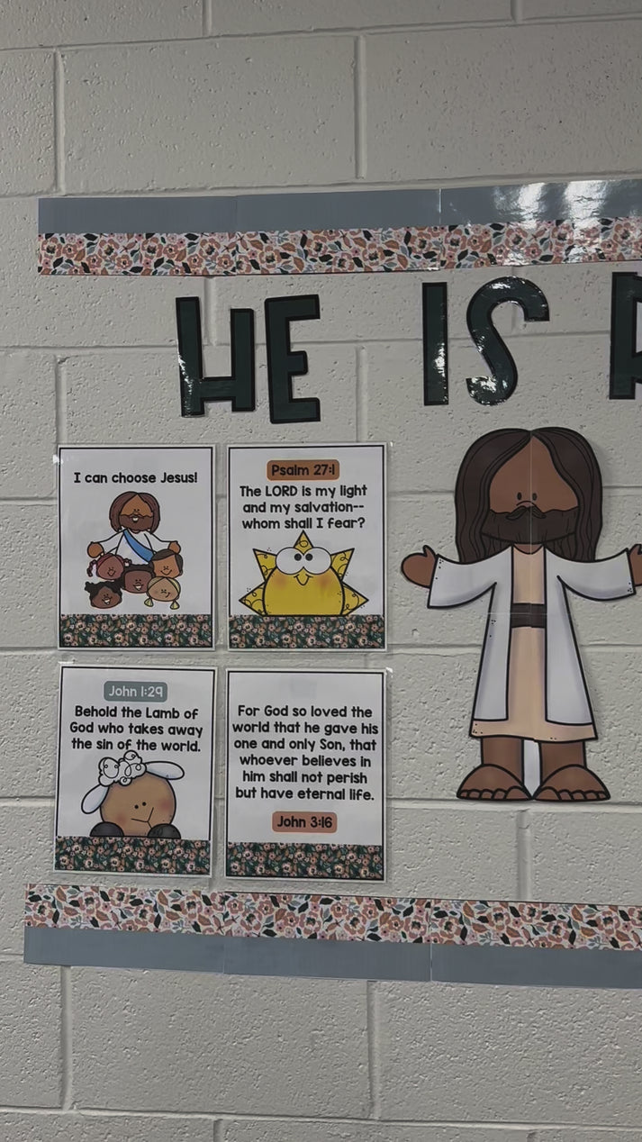 Christian Easter Bulletin Board | Easter Sunday School | Jesus Easter ...