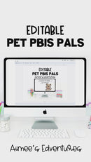 EDITABLE PBIS Pals | Classroom Decor | Pet Theme | Behavior Management ...