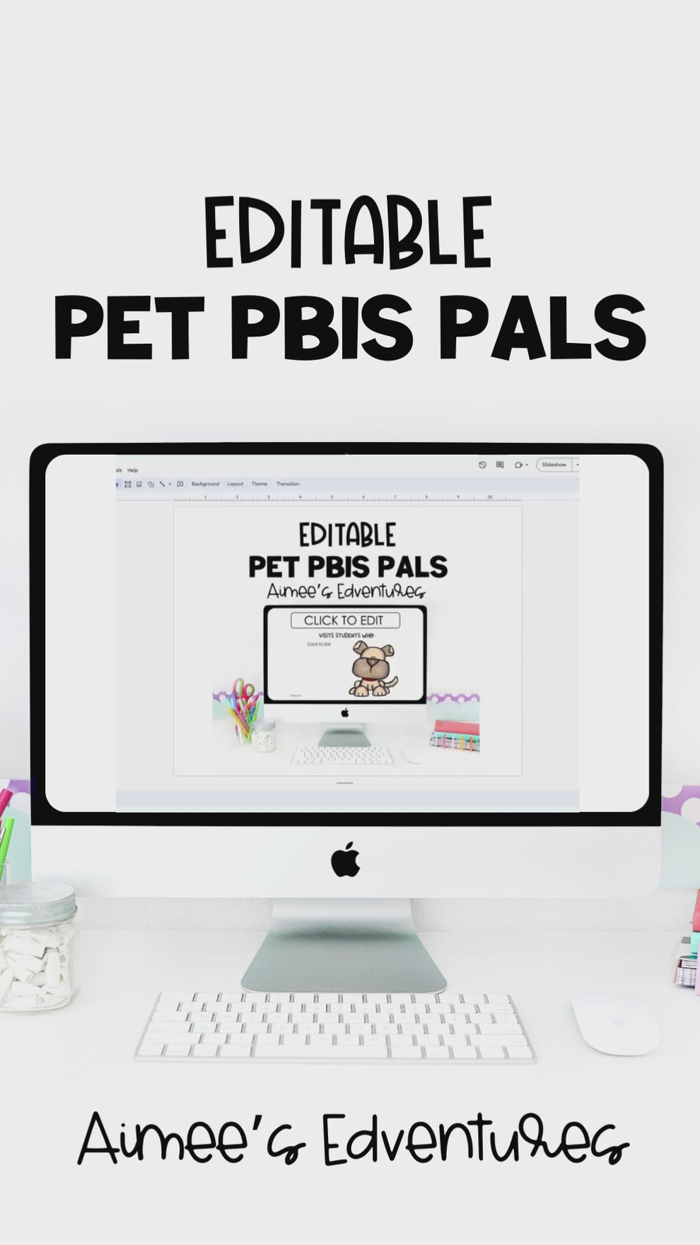 EDITABLE PBIS Pals | Classroom Decor | Pet Theme | Behavior Management ...