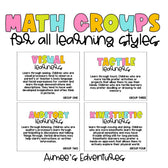 Small Group Math Stations | Classroom Organization | Learning Styles ...