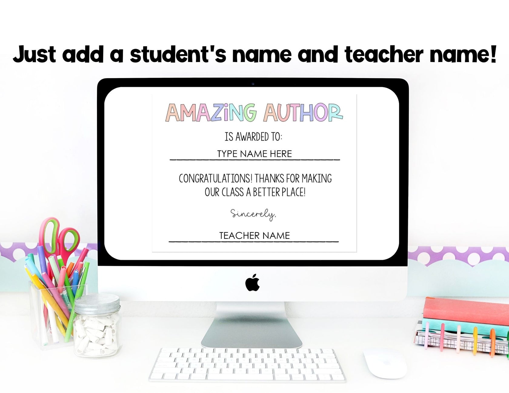 50 Editable Classroom Superlatives End of Year Awards | Digital or Pri ...
