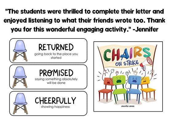 Chairs on Strike | Persuasive Writing Graphic Organizer ...