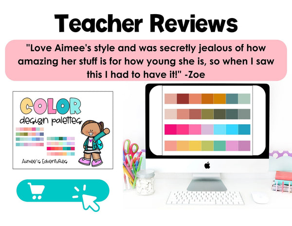 Color Palettes for Classroom Customization | Product Creation | Classr ...