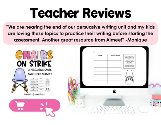 Chairs on Strike | Persuasive Writing Graphic Organizer ...